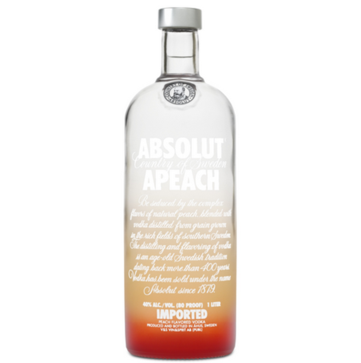Absolut Peach 70cl – "De Druiventros" Breda