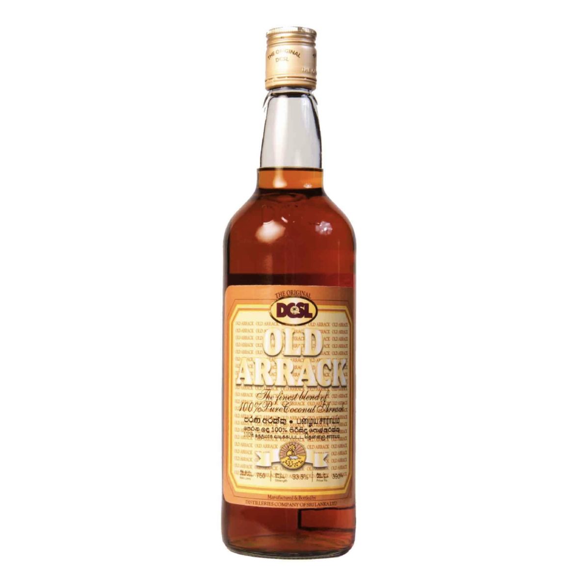 Old Arrack Sri Lanka 70cl - Slijterij Breda "de Druiventros" en ...