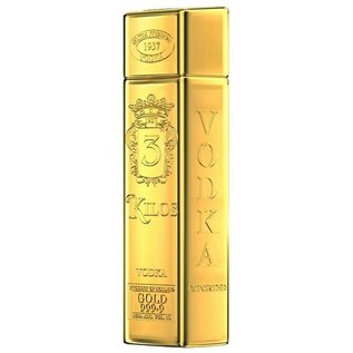 3 Kilos Vodka Gold 999.9 70cl – "De Druiventros" Breda