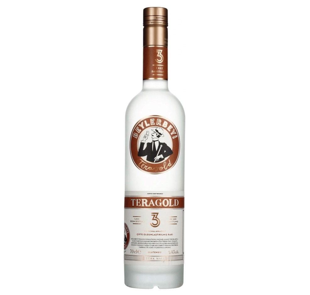 Beylerbeyi Teragold Raki 70cl – "De Druiventros" Breda