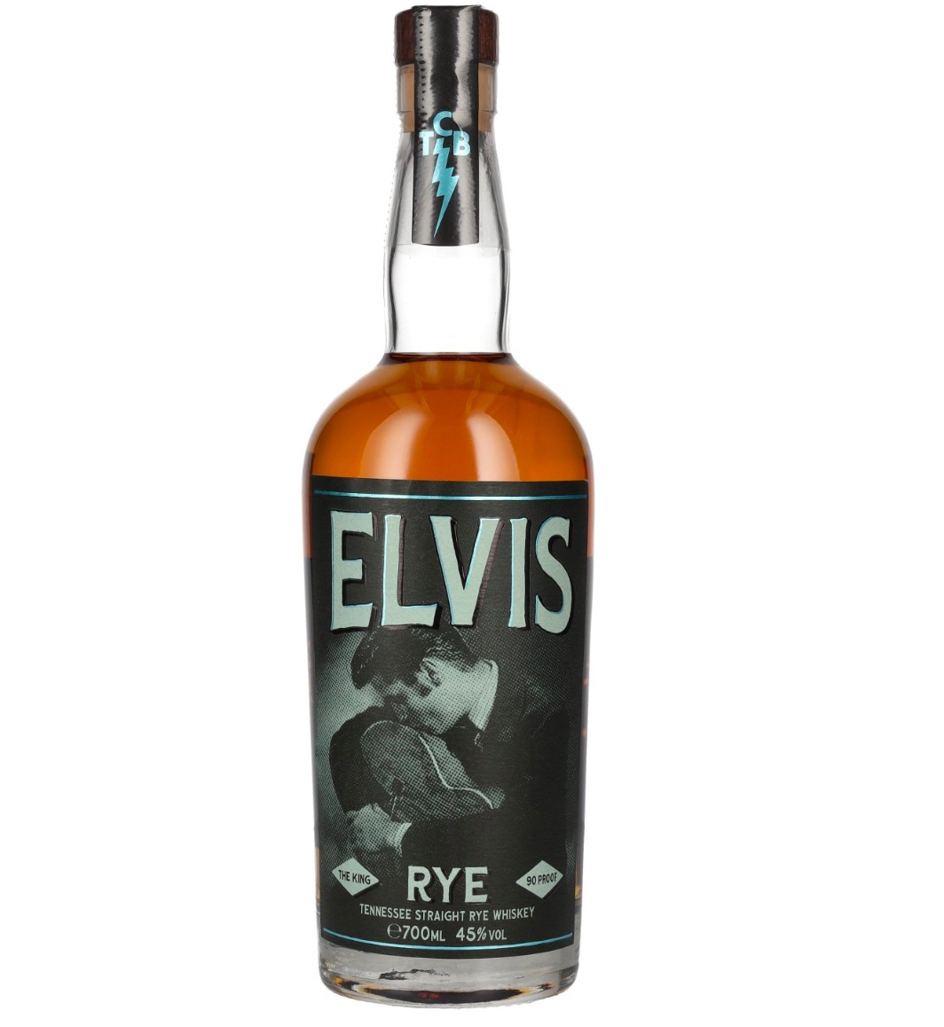 Elvis rye whiskey 70cl – "De Druiventros" Breda